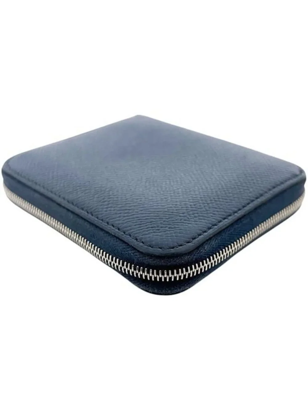 Hermes | Bags | Hermes Coin Case Azap Compact Silk In Navy Wallet Purse ...